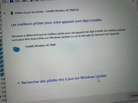 Plus de wifi ni de bluetooth sur mon pc Résolu