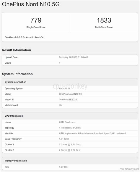 Qualcomm Snapdragon 690 5g ベンチマークと仕様