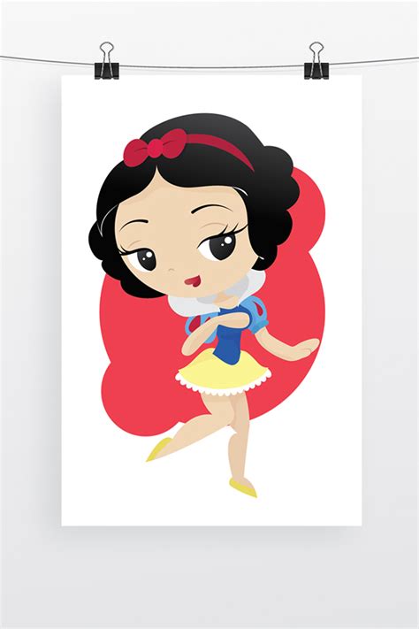 Snow White Pin Up On Behance