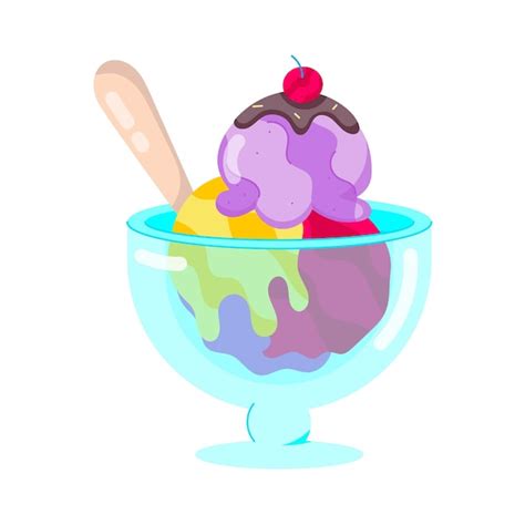 Premium Vector Cream Desserts Flat Style Stickers