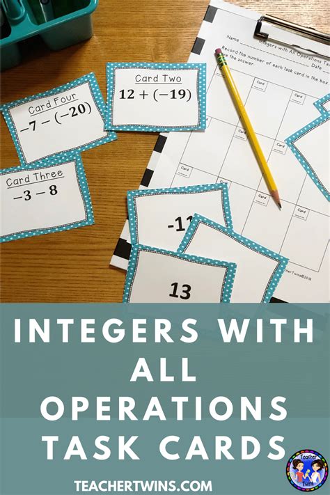 Math Games Using Integers