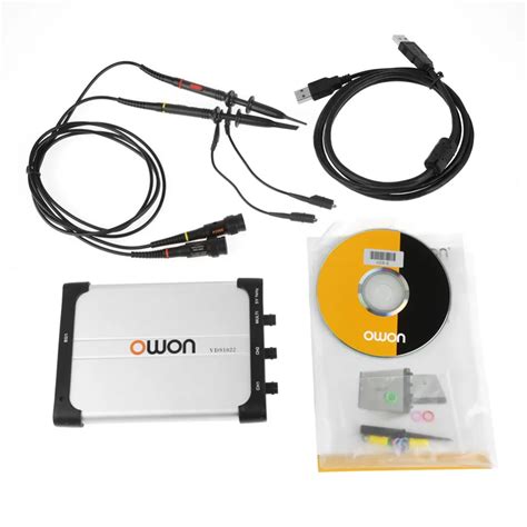 owon 1 pc oscilloscope vds1022 virtual usb oscilloscope 100msa s 25m ui