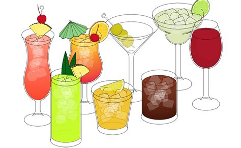 칵테일and와인 세트