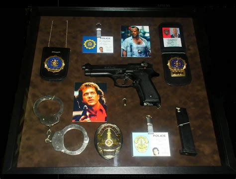 The Ultimate Lethal Weapon And Die Hard Prop Shadow Box Frame Collection