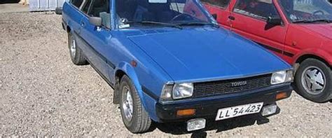 Toyota Corolla Te71 Liftback 1980 Ingen Rust Var Oprindelig