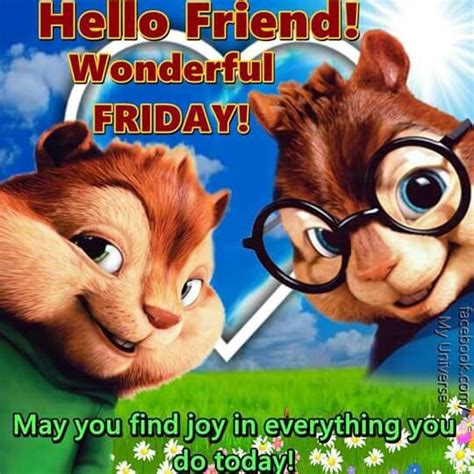 Friday Live Action Chipmunks Hello Friend