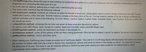 Solved 2 Classes • A Class Describes Objects With The Same