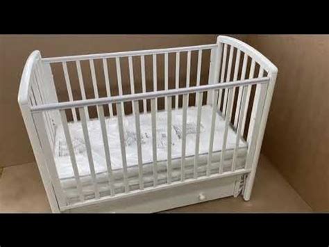 Кровать детская из массива бука с маятником Gandylyan - YouTube