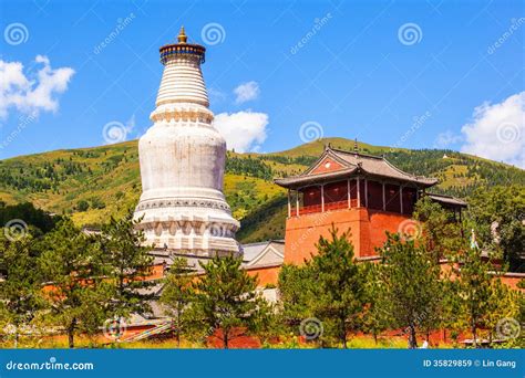 Wutaishanmount Wutai Scene Stock Image Image Of Land Town 35829859