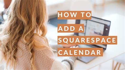 How To Add A Working Calendar To Your Squarespace Site In 5 Minutes