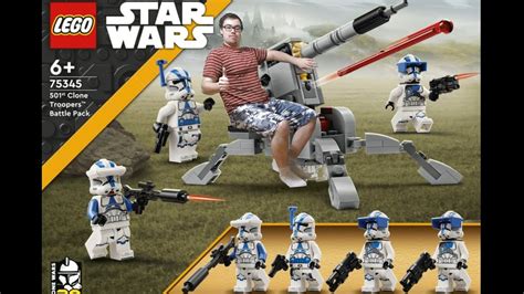 Обзор LEGO 75345 - Баттлпак 501-го легиона - YouTube