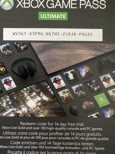 Redeem A Code For Xbox Game Pass
