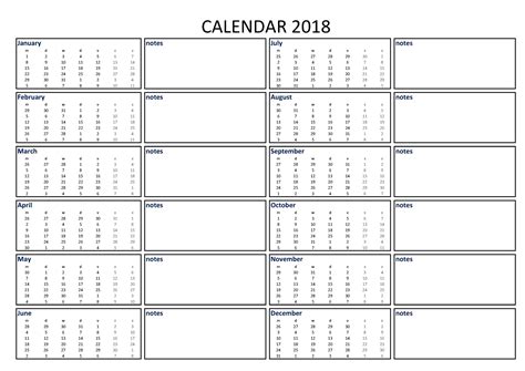 Printable Monthly Calendar Template For Excel Excel