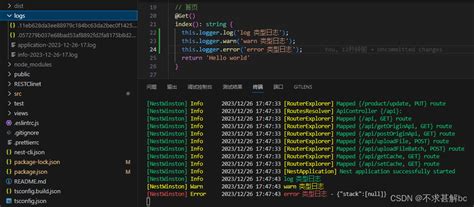 Nestjs日志存储到logs文件夹nestjs Loger Csdn博客 Nestjs日志存储到logs文件夹nestjs Loger Csdn博客