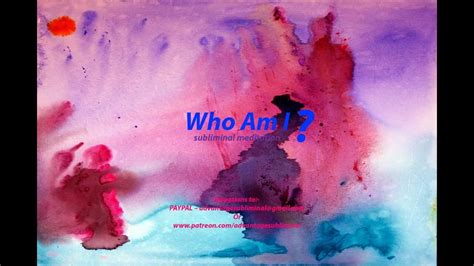Who Am Isubliminal Meditationhidden Treasureself Confidenceself