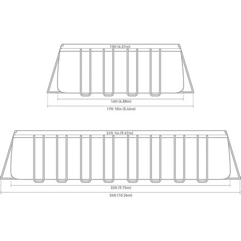 Intex 32ft X 16ft X 52in Ultra Xtr Rectangular Pool Set With