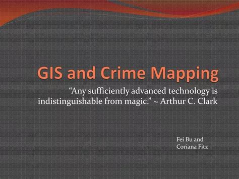 PPT GIS And Crime Mapping PowerPoint Presentation Free Download ID 6278782