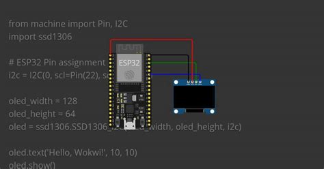 MicroPython on Wokwi - Online ESP32, STM32, Arduino Simulator