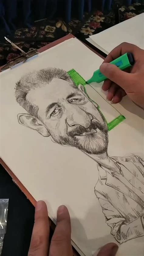 ‎علی عبدی تصویرساز کاریکاتوریست طراح کاراکتر‎ ‎اجرای کاریکاتور