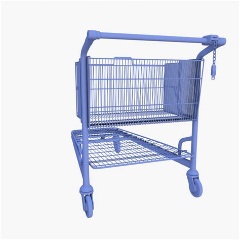 Shopping Cart Stack V2 3d Model By Dragosburian