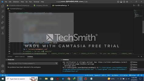 Send Unlimited Email With Gmail Python Script Youtube