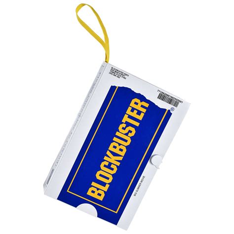 Blockbuster Video Case Blueyellow One Size Wearable Costume Prop