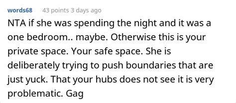 Mother In Law Wants To Sleep In Couples Bed Cant Take ‘no For An