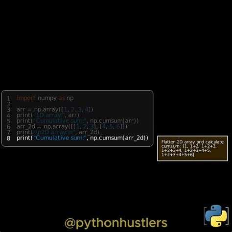 Cumulative Sum In Python Pythonforbeginners Pythontutorial Pythonprogramming Youtube