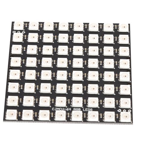 64digit Led Development Board With Built In Full Color Driver Ws2812 5050 Rgb Led 5vdc