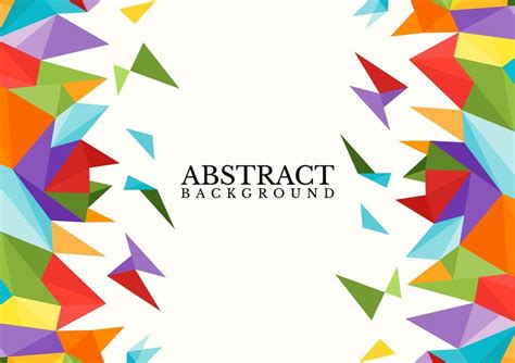 Premium Vector Abstract Colorful Geometric Vector Background