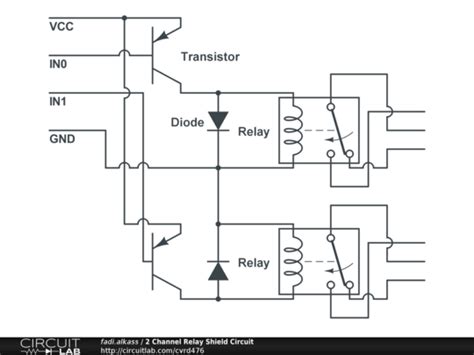 2 Channel Relay Shield Circuit CircuitLab