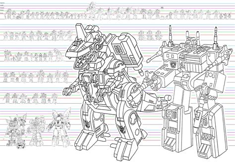 Transformers Size Comparison Charts