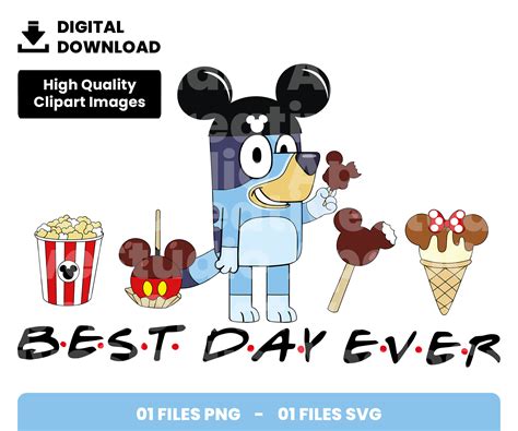 01 Clipart Best Day Ever Bluey Eclipartco
