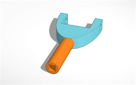 3d Design U Joint Female Tinkercad