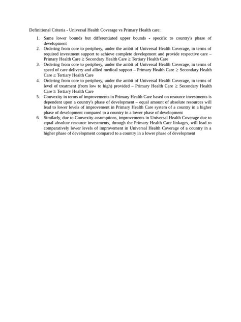 Note 1 Definitional Criteria Uhc Vs Phc Pdf