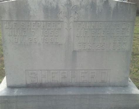 James Frederick Shepherd 1858 1930 Find A Grave Memorial