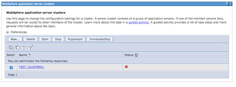 Websphere Application Server Creating Cluster In Was