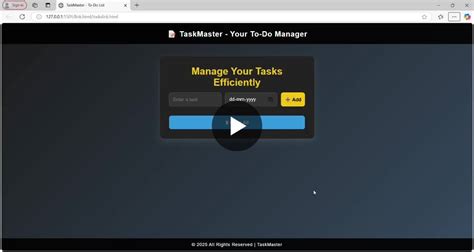 Webdevelopment Todoapp Html Css Javascript Frontenddevelopment