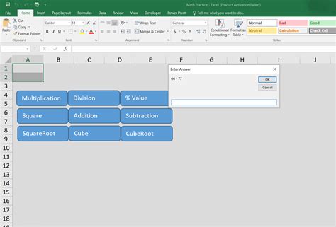 Github Morffiqmath Practice Math Operations Practice Excel Macro Sheet