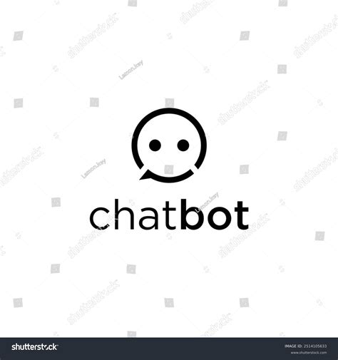 Modern Chat Bot Logo Icon Vector Stock Vector Royalty Free 2514105633