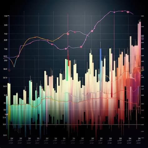 Premium Ai Image A Candlestick Stock Chart With Hourly Intervals
