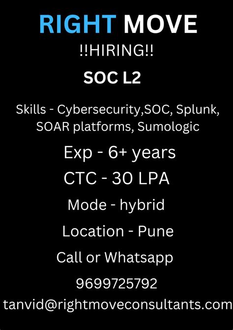 Tanvi D On Linkedin Soc Cybersecurity Splunk Soar Sumologic