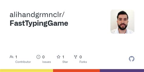 GitHub Alihandgrmnclr FastTypingGame