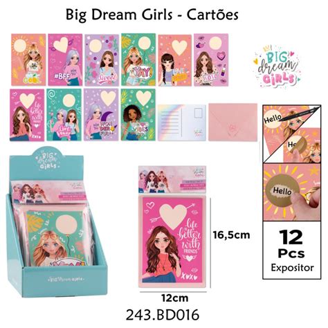 Cartões Big Dream Girls Bloco