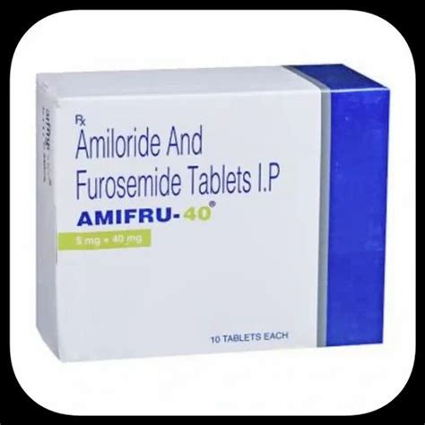 Amifru 40 Tablets At Rs 199 Box Amiloride Tablets In Ghaziabad Id 2853870181773