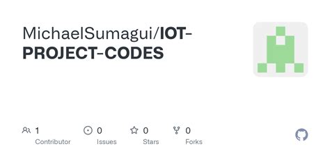 GitHub MichaelSumagui IOT PROJECT CODES