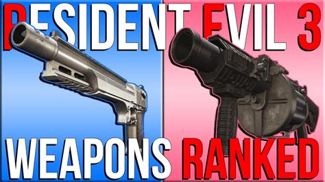 All Resident Evil 3 Weapons Ranked Worst To Best 3 Remake Youtube