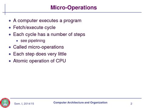 Solution Computer Architecture O Eceg 3163 122 Control Unit Operation