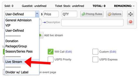 Adding A Generated Widget Code To The Live Stream Ticket Purplepass