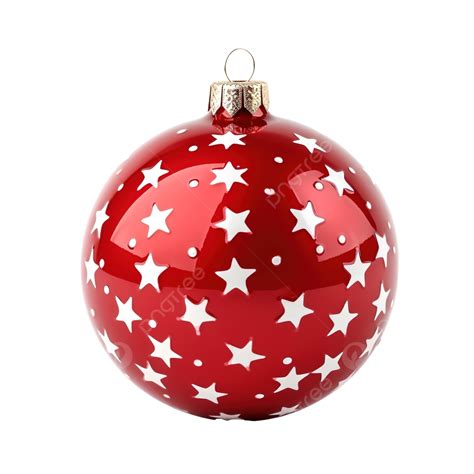별이 있는 빨간 크리스마스 공 빨간색 크리스마스 공 Png 일러스트 및 이미지 에 대한 무료 다운로드 Pngtree